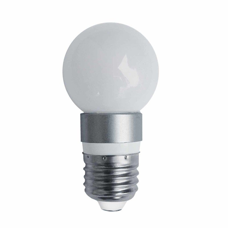 COD.37070 BOMBILLA ESFERA LED E27 MATE 5W 4000K